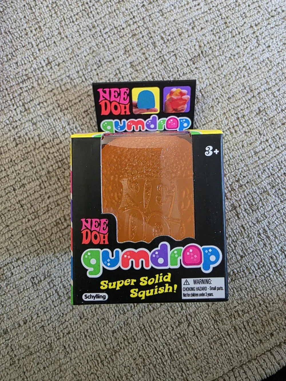Nee doh | Toys | New Rare Orange Nee Doh Gumdrop Super Solid Squish ...